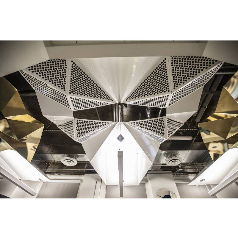 Explore custom suspended ceiling tiles for commercial spaces